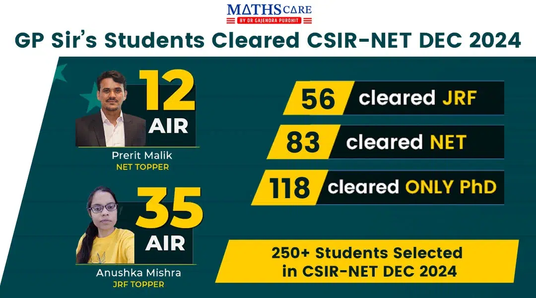 CSIR-NET 2025 Mathematics Coaching By GP SIR